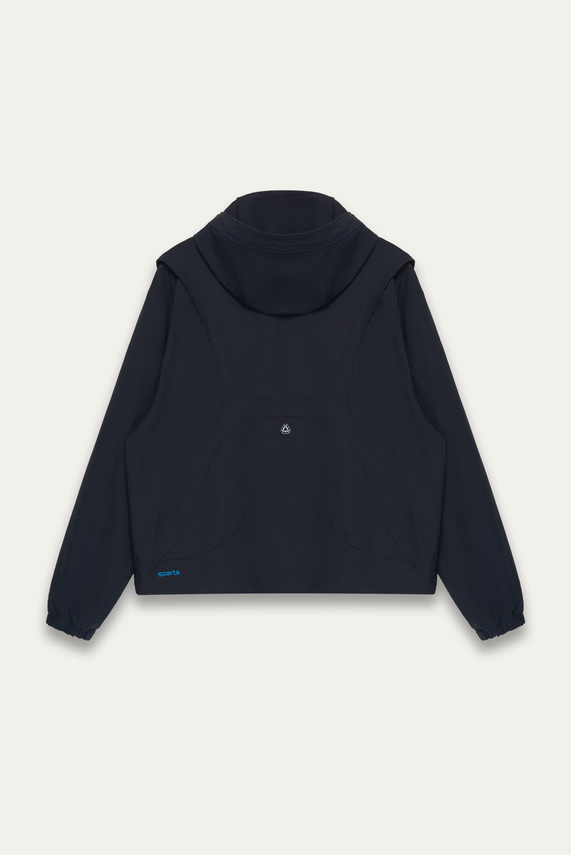 PATHFINDER WINDBREAKER JACKET EUPHORIC BLACK